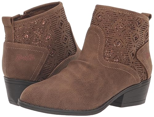 Blowfish Malibu Kids Girls Siela-k Fashion Boot, Brown Dazzle Glitter, 5 Big Kid