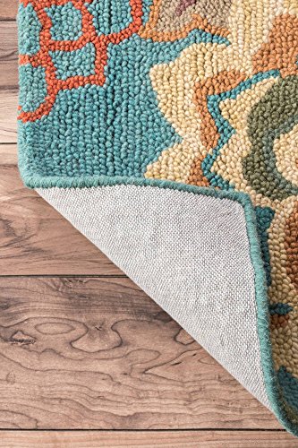 nuLOOM Isabella Hand Tufted Wool Area Rug, 5' x 7' 6", Multi