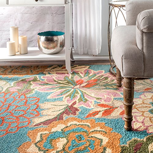 nuLOOM Isabella Hand Tufted Wool Area Rug, 5' x 7' 6", Multi