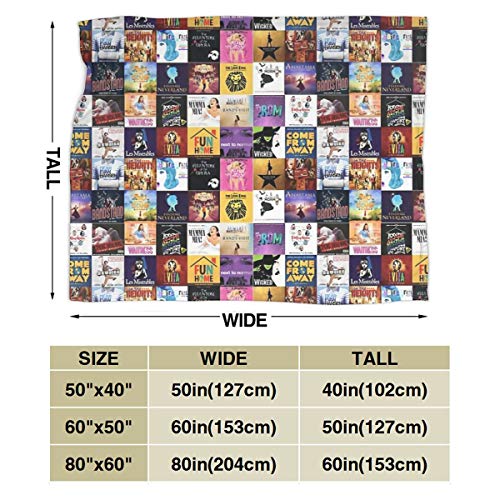 Baulerd Broadway's Must Sees Ultra-Soft Micro Fleece Blanket 50"" x40