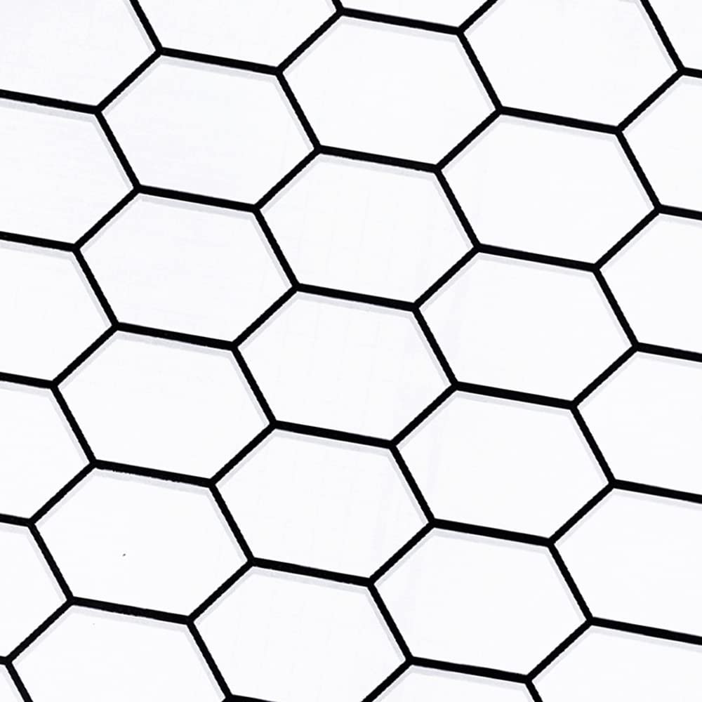 Yifasy Drawer Shelf Liner Honeycomb Self-Adhesive Furniture Lining Paper Sheet Removable Ins Style Wallpaper 118x18 Inch