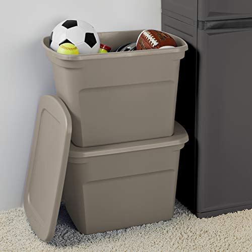 Sterilite 18 Gal./68 L Totes, Hazelwood, 8