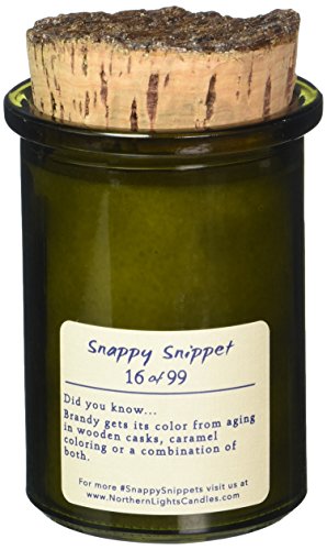 Northern Lights Candles Absinthe & Black Fig Fragranced Candle, 5 oz, Olive