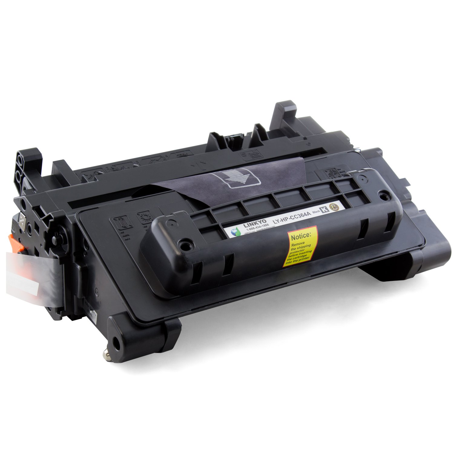 LINKYO Compatible Toner Cartridge Replacement for HP 64A CC364A (Black)