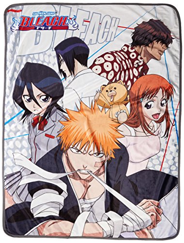 Great Eastern Shonen Jump GE-57834 Bleach Group 2 Throw Blanket 46" X 60" Throw Blanket