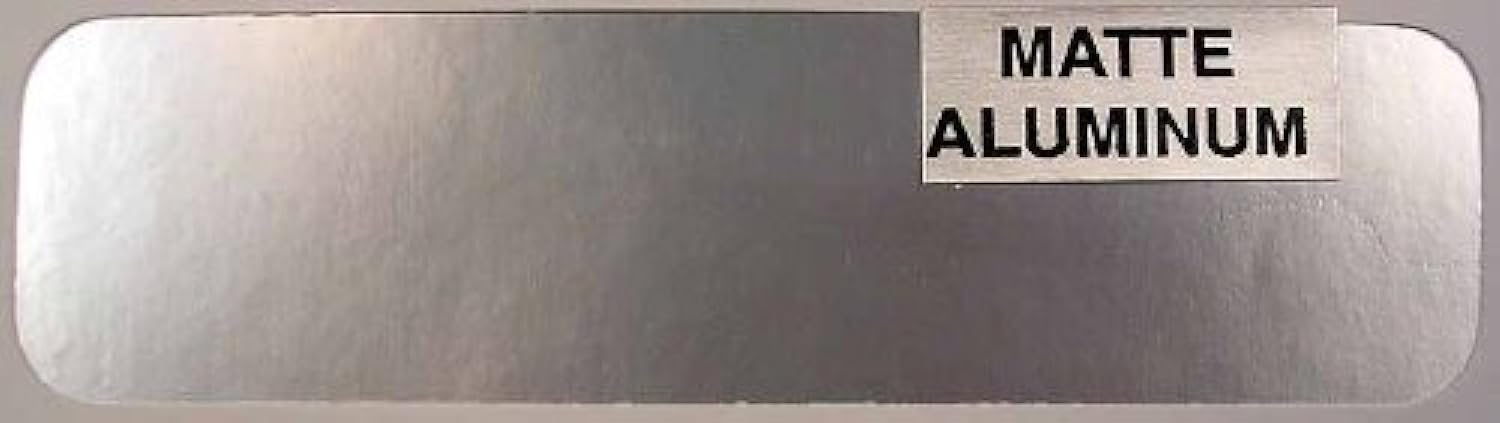 Bare Metal Foil Co 6x11 Thin Sheet Matte Aluminum Foil Adhesive Back