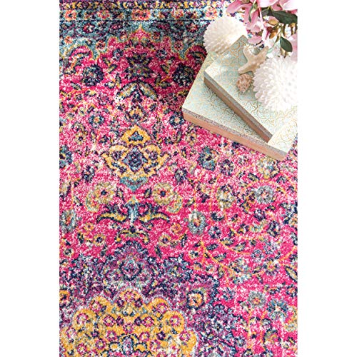 NuLOOM Verona Vintage Persian Area Rug, 4' x 6', Pink
