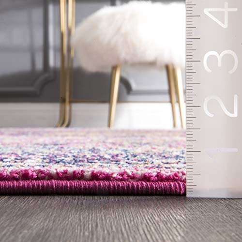 NuLOOM Verona Vintage Persian Area Rug, 4' x 6', Pink