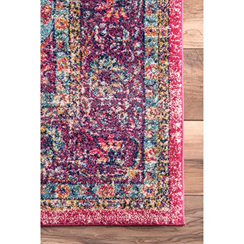 NuLOOM Verona Vintage Persian Area Rug, 4' x 6', Pink