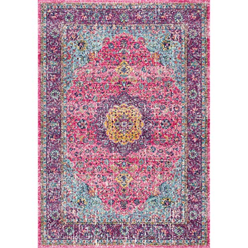 NuLOOM Verona Vintage Persian Area Rug, 4' x 6', Pink