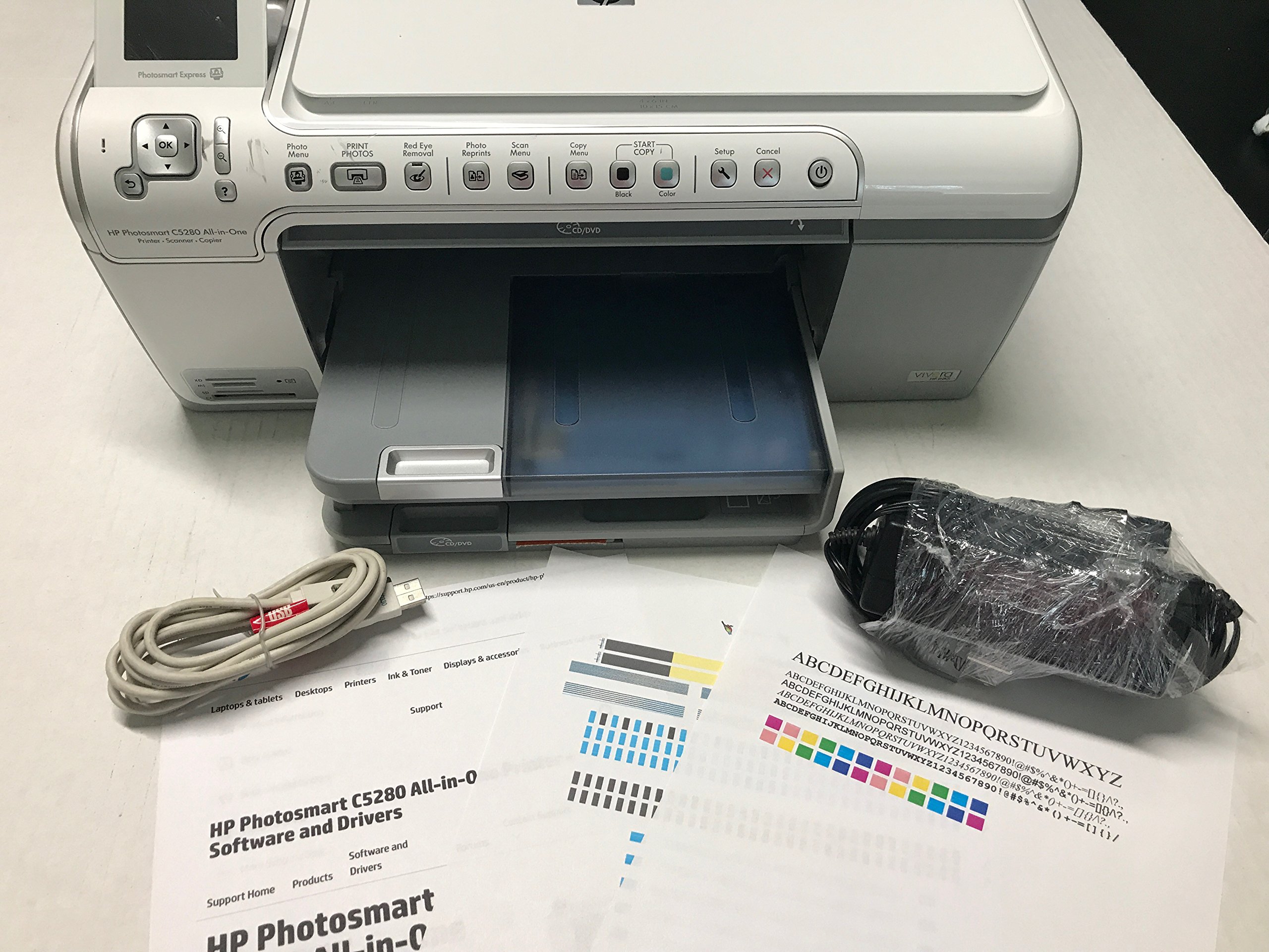 HP Photosmart C5280 All-in-One Printer/Scanner/Copier (Q8330A#ABA)