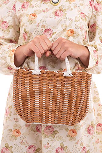 The Golden Girls Sophia's Wicker Purse Handbag Cosplay Measures 11 x 7 x 5 Inch