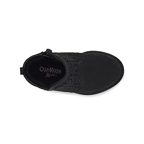 OshKosh B'Gosh Girls Estell Ankle Boot, Black, 12 Little Kid