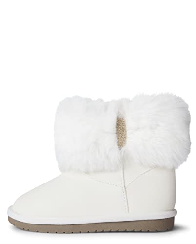 Gymboree,and Toddler Casual Boots,White, 1 Big Kid