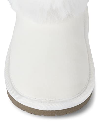 Gymboree,and Toddler Casual Boots,White, 1 Big Kid