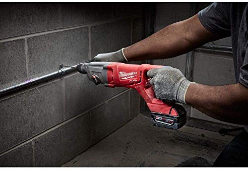 Milwaukee Electric Tool 2713-20 Milwaukee M18 Fuel 18V Lithium-Ion Brushless Cordless Sds Plus D-Handle Rotary Hammer, 1", Bare Tool, Plastic, 17.63" x 3.85" x 6.61"