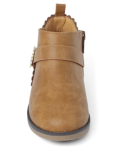 Gymboree,and Toddler Faux Leather Booties Ankle Boot,Tan,10 Toddler