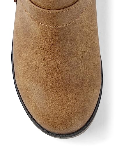 Gymboree,and Toddler Faux Leather Booties Ankle Boot,Tan,10 Toddler