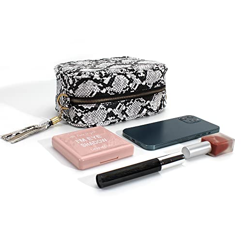 Sherry Women Snakeskin Pattern Crossbody Shoulder Bag Fashion PU Leather Handbag