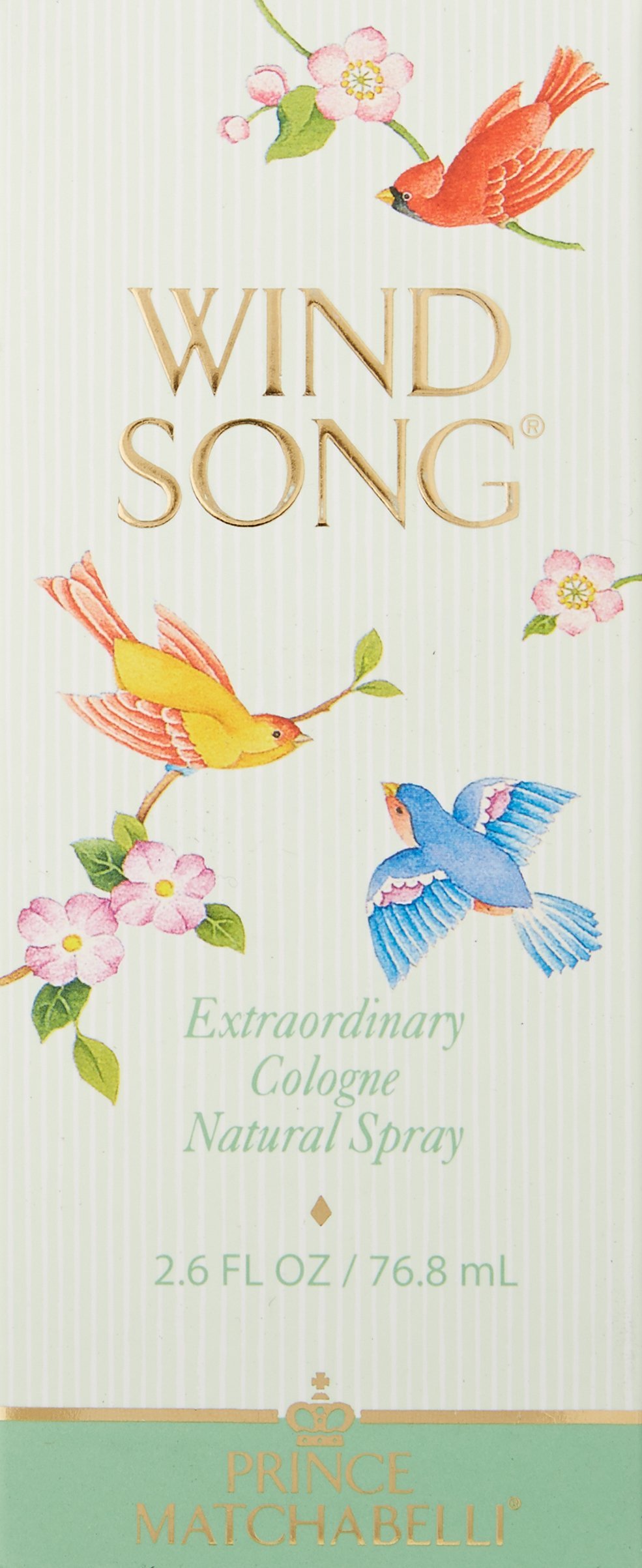 Wind Song By Prince Matchabelli For Women. Cologne Spray Natural 2.6 Ounces
