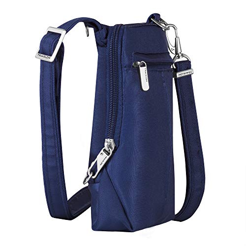 Travelon Anti-Theft Classic Light Mini Crossbody Bag (Blue)