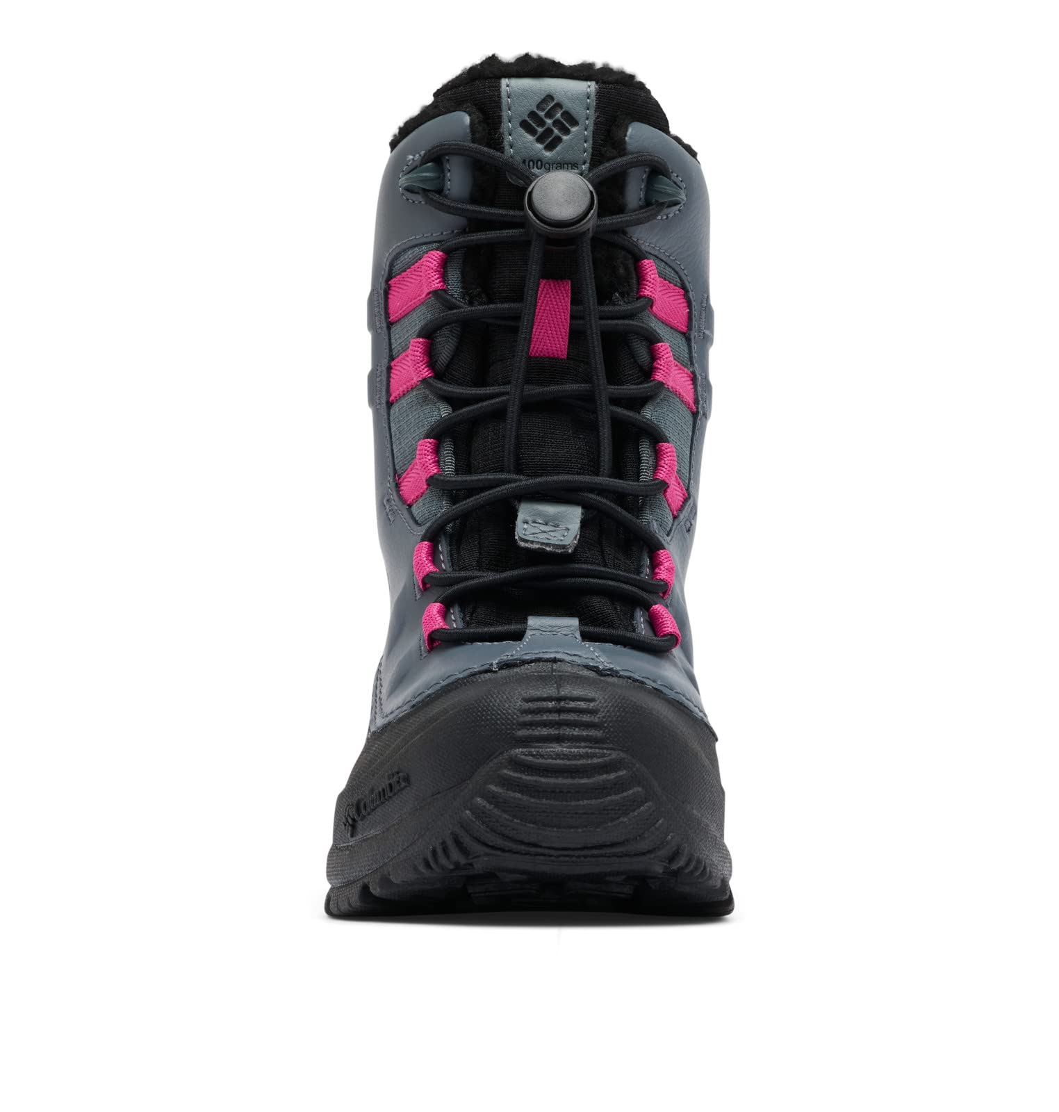 Columbia Youth Unisex Bugaboot Celsius, Graphite/Wild Fuchsia, 3