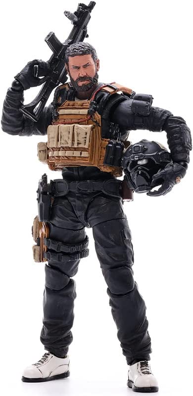 JoyToy 1/18 Action Figures 4-Inch Mercenary Trio Collection Solider Figures Military Model Toys (Mercenary-K)