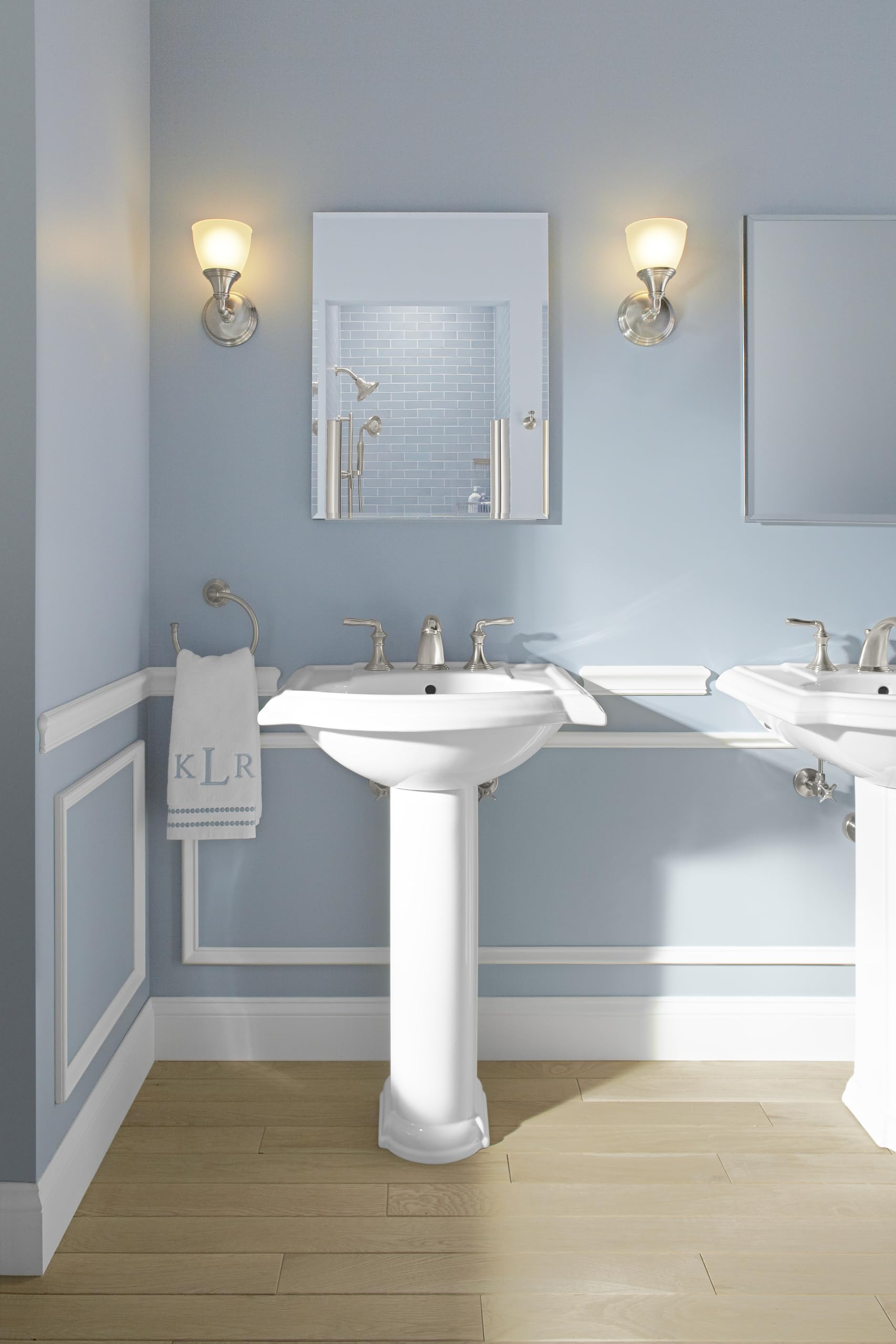 KOHLER CLC Flat, Single Medicine Cabinet with Mirrored Door, 20” Width x 26” Height, Aluminum, Frameless with Beveled Edges, One Size, Silver