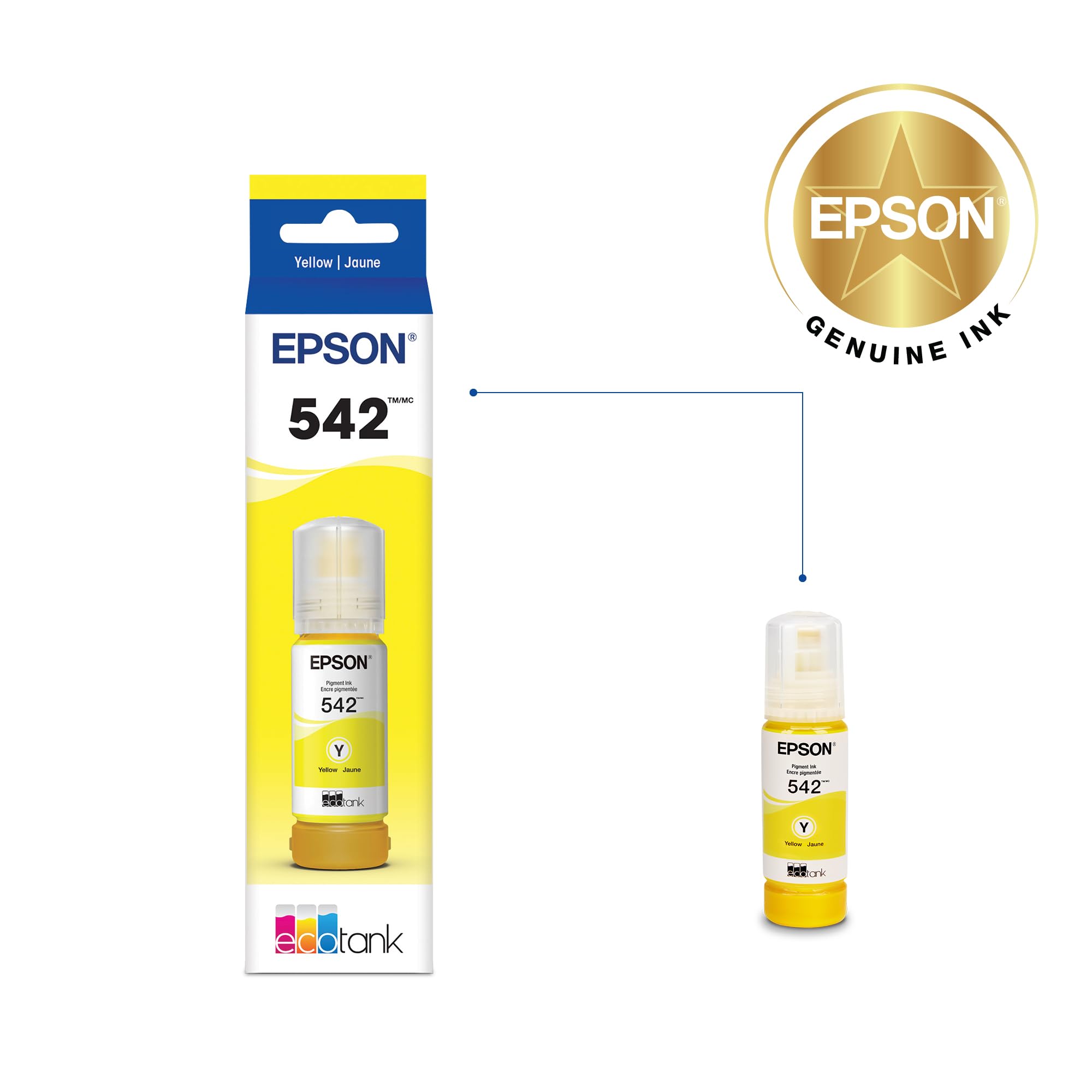 Epson EcoTank 542 Ink - Yellow