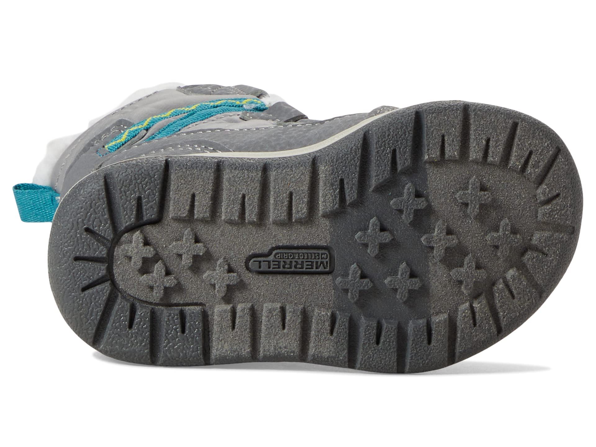 Merrell Snow Crush 3.0 JR Waterproof Boot, Grey/Multi, 6 US Unisex Little Kid