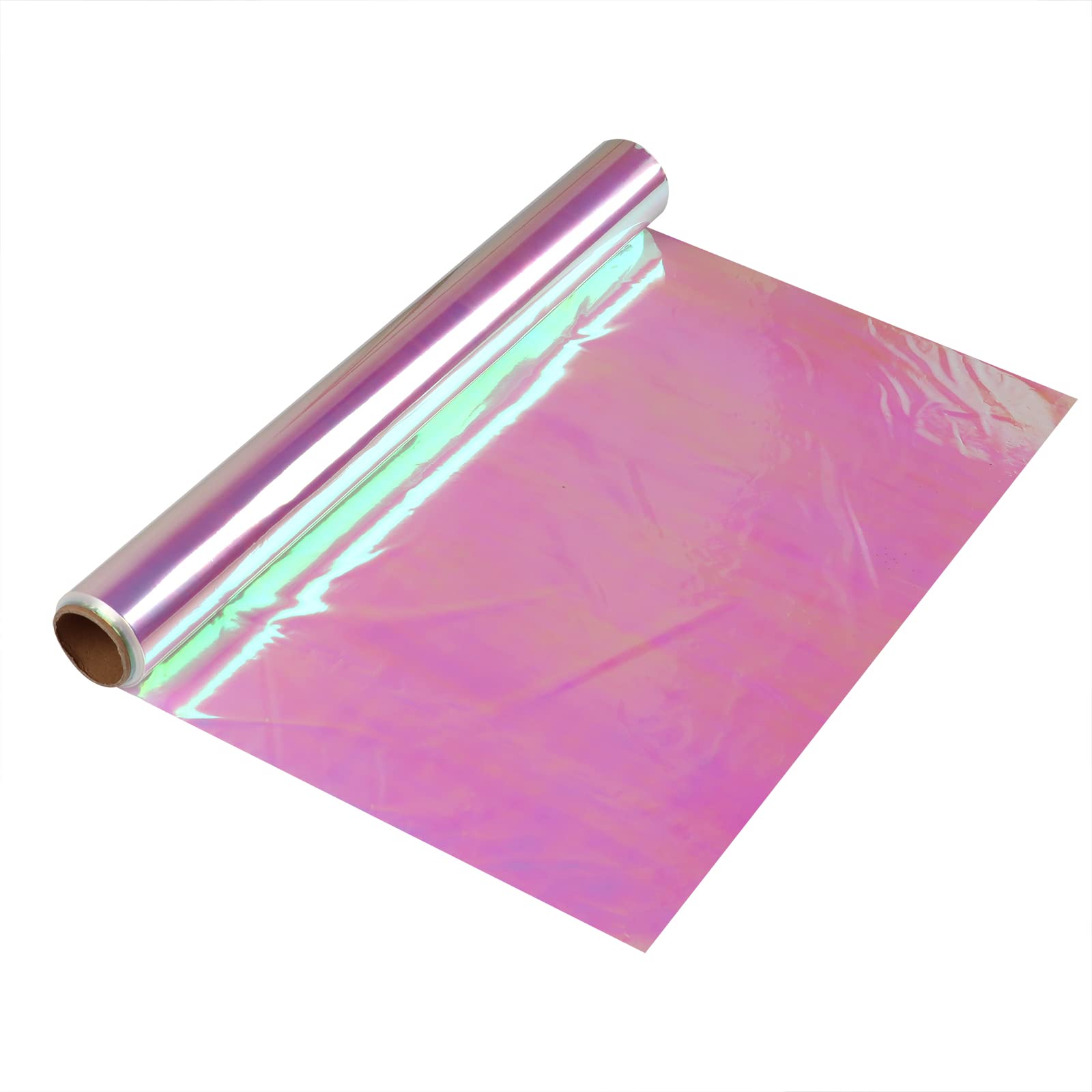 HOEAZGIF Clear Cellophane Wrap Roll 34'' x 131'ft Gift Cellophane Wrap,White Dot Clear Cellophane Wrapping Paper,3 Mil Thick Clear Wrap Cellophane Roll for Basket-Flower-Gift…