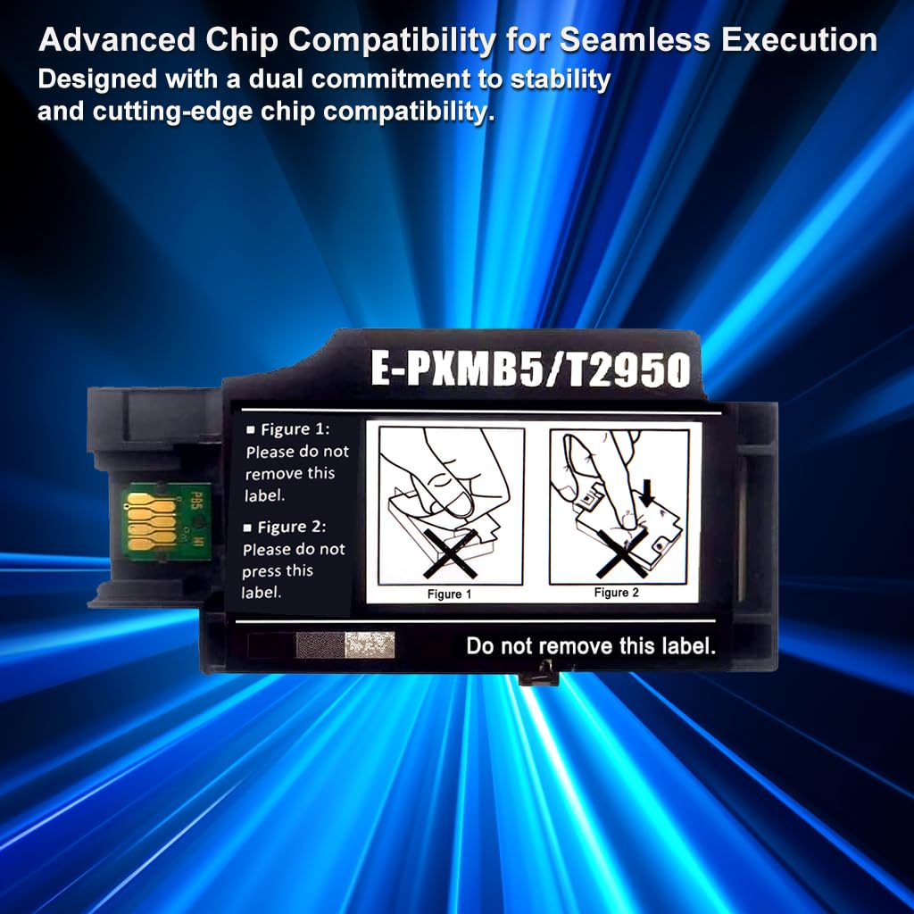 Remanufactured T2950 Ink Maintenance Box for Workforce WF-100 WF-110 Inkjet Printer 2 Pack