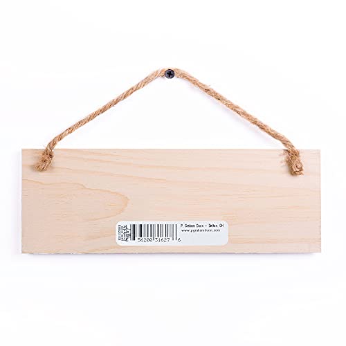 Difficult Roads Beautiful Destinations Mountains 10 x 3.5 Inch Wood Hanging Wall Sign