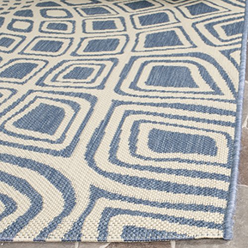 SAFAVIEH Courtyard Collection 2'7" x 5' Red/Beige CY6616 Indoor/ Outdoor Waterproof Easy-Cleaning Patio Backyard Mudroom Area-Rug