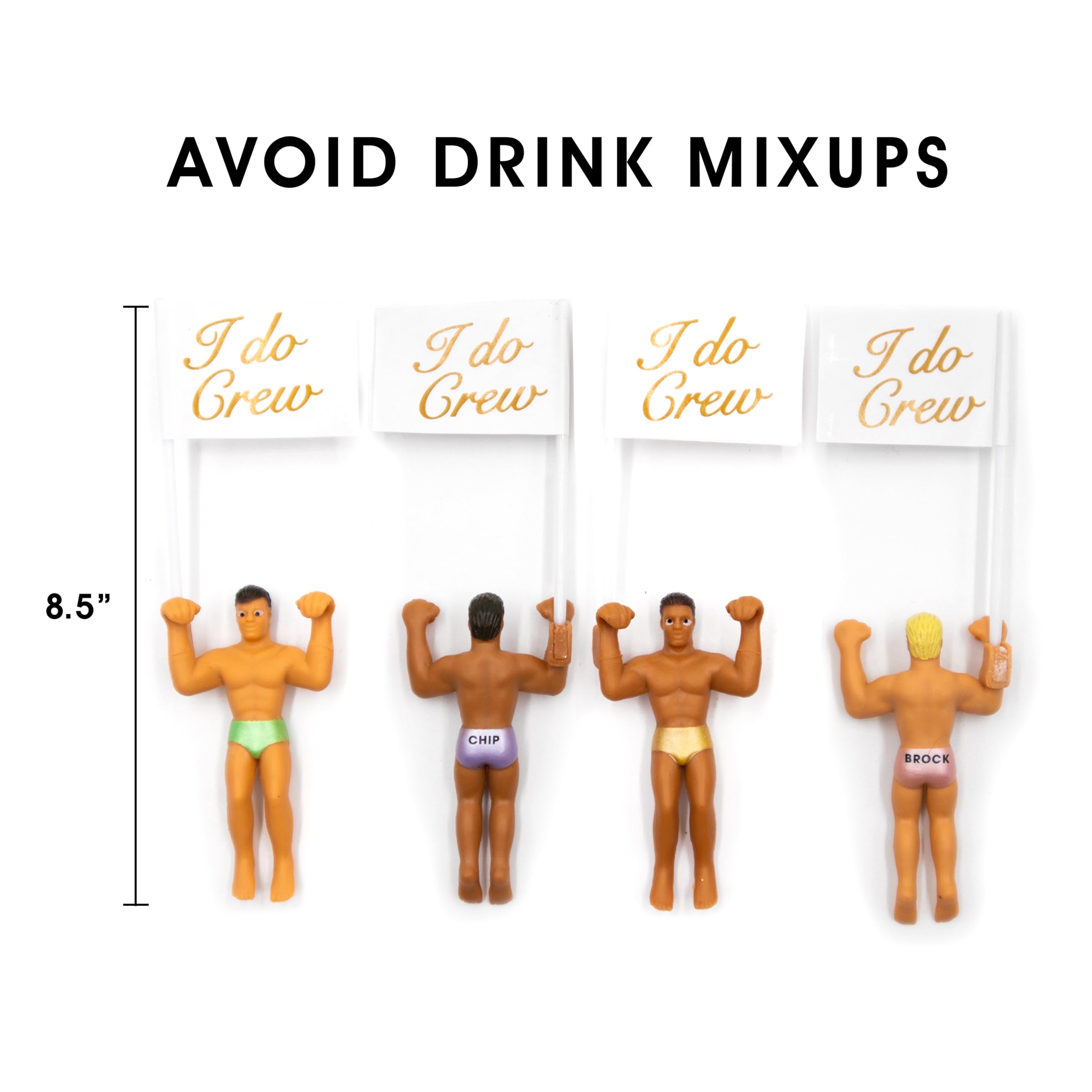 Drinking Buddies Bride Squad, Bachelorette Drink Markers, Party Accessories, Girls Night, Hunky Wine Charmers