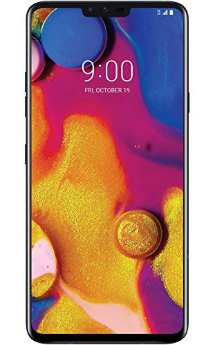 LG V40 ThinQ 64GB T-Mobile Smartphone w/ 5-Cameras, 6.4" QHD+ Display - Aurora Black (Renewed)