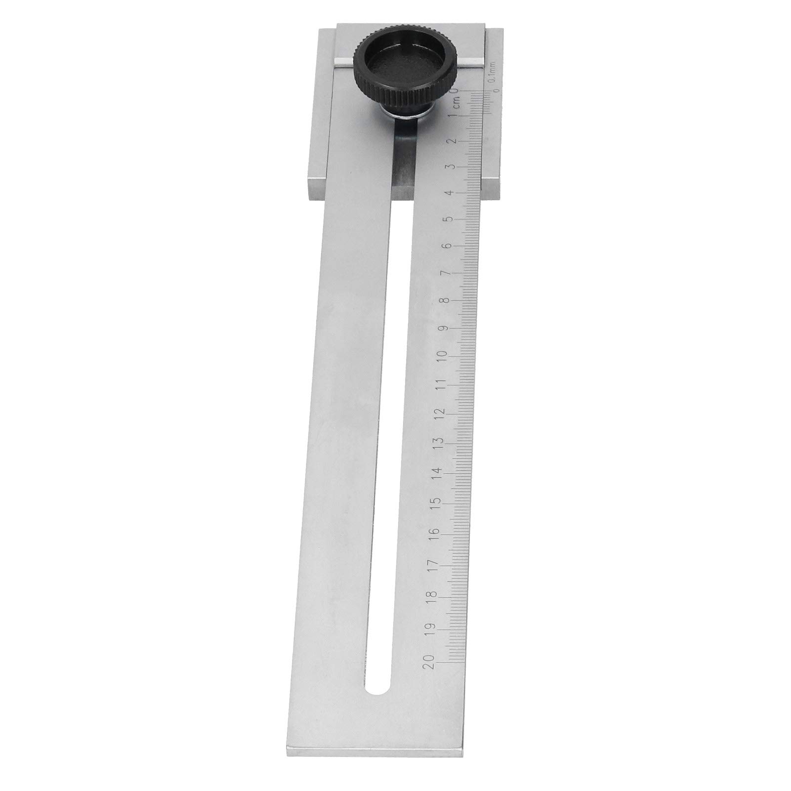Woodworking Ruler, Clear Scale Wood Working Scribing Rulers Measuring Tools, Professional Parallel Ruler Measuring Tool, Carbon Steel Measuring Tool(200mm)