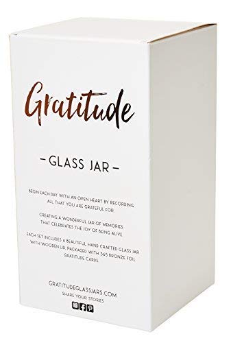 Gratitude Glass Jar