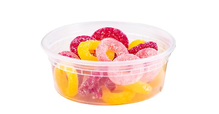 EDI Deli Food Storage Containers with Lids 50 Sets (8oz)
