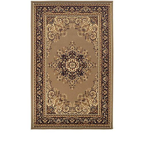 SUPERIOR Leopold Area Rug Collection Area Rug, 8' x 10' (8X10RUG-LEOPOLD)