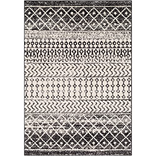 Artistic Weavers Chester Boho Moroccan Area Rug,3'11" x 5'7",Black