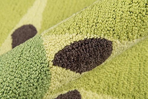 Novogratz by Momeni Cucina Kiwi Round Kitchen Mat 3' x 3' (CUCINCNA-2GRN300R)