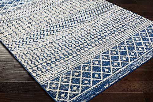Artistic Weavers Chester Boho Moroccan Area Rug 5'3" x 7'6" , Royal Blue