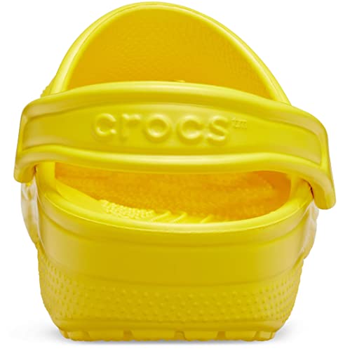 Crocs Unisex-Adult Classic Clogs (Best Sellers), Lemon, 6 Men/8 Women