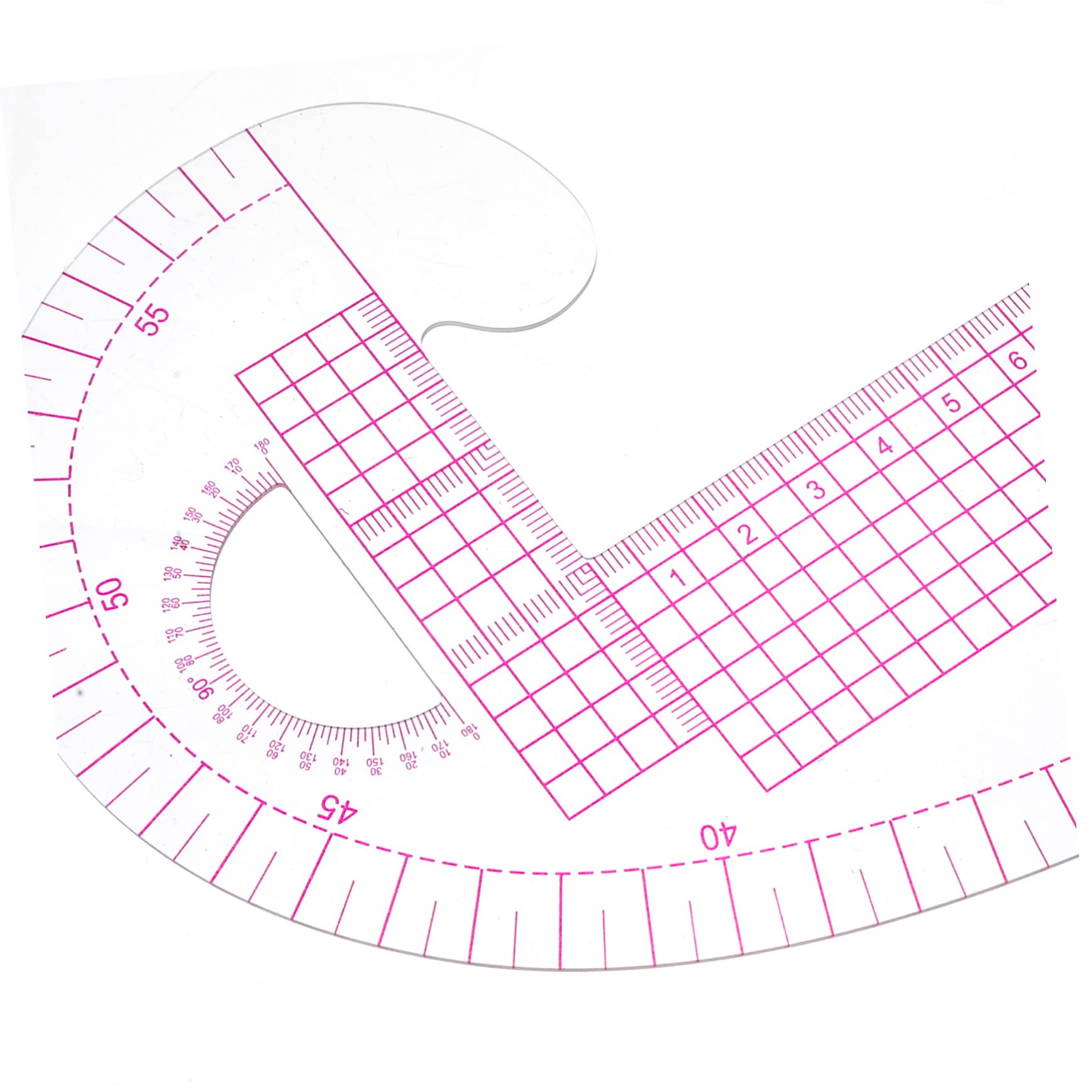 COHEALI All-in-one Sewing Ruler Set 15 Pieces Metric Imperial Rulers French Curve Tailor Ruler for Dressmaking Quilting Sewing Projects