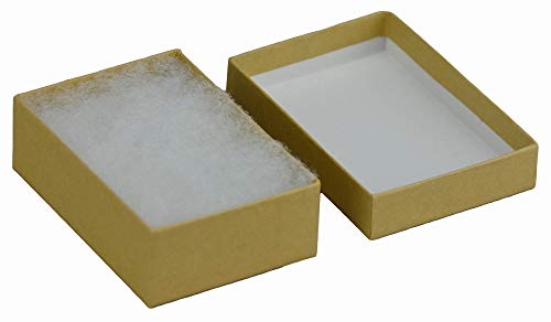 JPB Kraft Cotton Filled Jewelry Box #32 (Case of 100) 3.125 inches x 2.125 inches