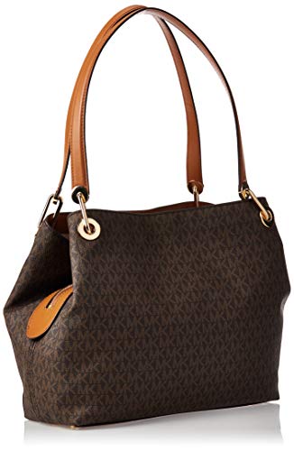 Michael Kors Womens Raven Tote, Brown (Brown), 14x25.4x34.3 cm (W x H x L)