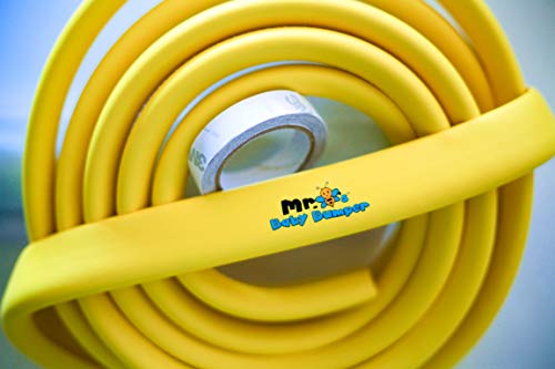 Rubber Bumper for Soft Edge on Baby Walker | 2 Boxes - Protective Foam Cushion [10 Foot Bumper + Extra Adhesive Tape ] Protect Your Toes, Walls, Furniture