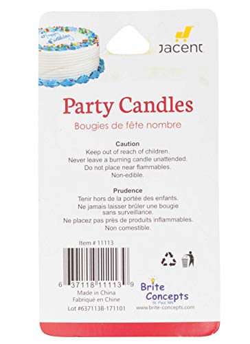 Jacent Polka Dot Number Birthday Candle Cake Topper - #5 Candle