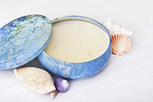 Hunter & Willow Citronella Candle with Lemon Verbena, Natural Soy Wax, 3 Wick, (36oz) Large Triple Pack, for Indoor, Outdoor, Patio and Camping.